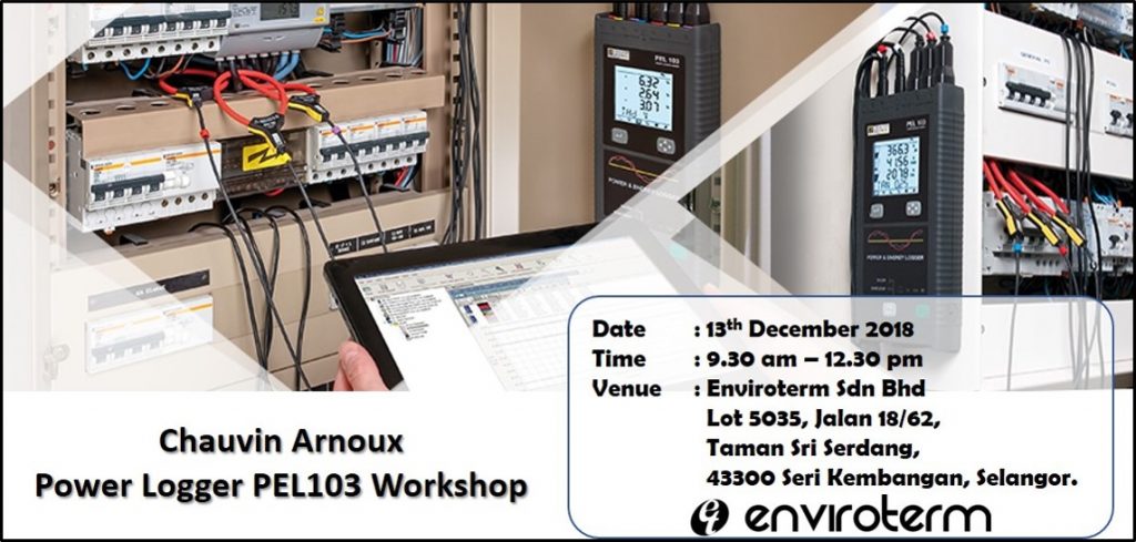 PEL103 Power & Energy Logger Workshop - Enviroterm Sdn Bhd